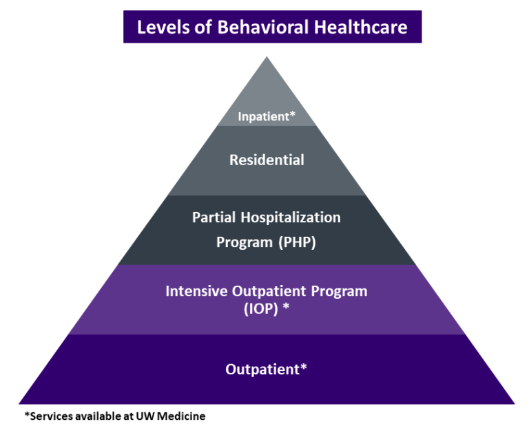 Levels of care – Family and Caregiver Training and Support Program